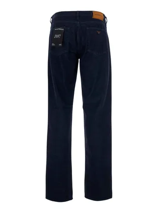Emporio Armani Straight-Leg Denim Jeans - Blue