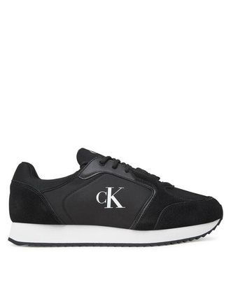 Calvin Klein Jeans Sneakers Retro Runner Sock Lace Up Ny-Su YM0YM01326 Schwarz