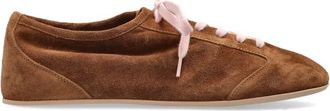 AGL Agl, Femme, Chaussures, Brun, Taille: 41 EU Suede Baskets Hoola Hoop