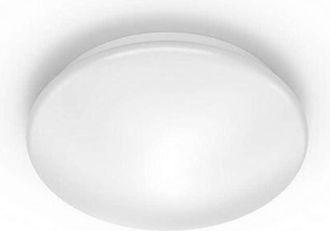 Philips Moire Wand- und Deckenleuchte, 10W, rund, warmwei&szlig;, wei&szlig;