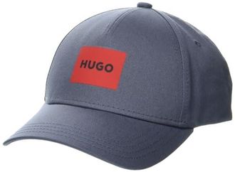 HUGO BOSS Hugo Casquette en Coton avec Logo carr&eacute; pour Homme, Bleu Amalfi, Taille Unique