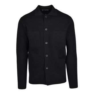 FILIPPO DE LAURENTIIS Strickjacke mit Kn&ouml;pfen - - Knitwear - Herren - Schwarzk - L