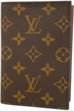 Louis Vuitton unisex, Pre-owned, Brun, Taille: ONE Size Prot&egrave;ge-passeport Pre-owned