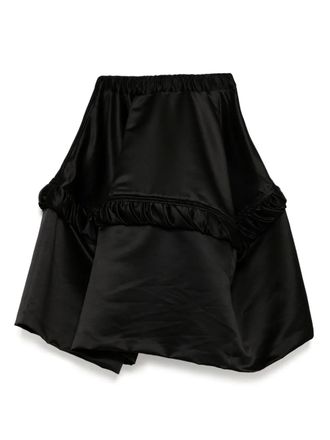 Comme Des Gar&ccedil;ons jupe &agrave; design asym&eacute;trique - Noir