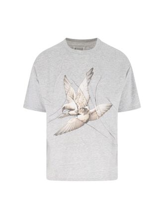 Maison Margiela T-Shirt Creased Bird