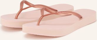 Havaianas Zehentrenner Slim Flatform rosa