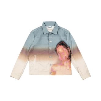 Misbhv Misbhv, Femme, Vestes, Multicolore, Taille: L Veste en Denim Mirage