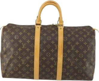 Louis Vuitton unisex, Pre-owned, Brun, Taille: ONE Size Sac Week-end en Toile Pre-owned