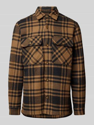 Jack & Jones Slim Fit Hemdjacke mit Kentkragen Modell RAYMOND