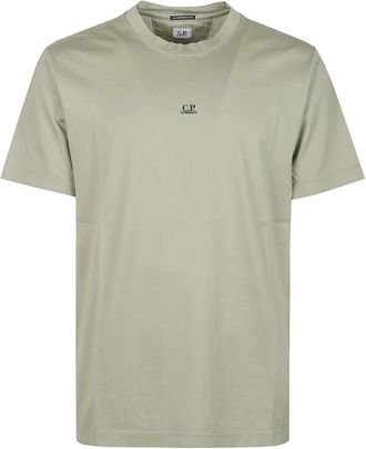 C.P. Company C.p. Company, Homme, Tops, Gris, Taille: XL Mercerized Jersey 70/2 Gasato T-Shirt