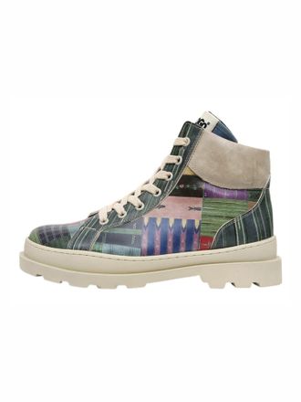 Dogo Schn&uuml;rstiefel DOGO Adriana - Woodblock Patchwork