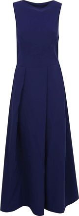 Emporio Armani Robe Au Genou - Bleu