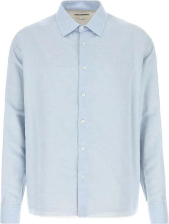 J.W.Anderson Chemise &agrave; bords bruts - Homme - Chemises - Bleu - Taille: M