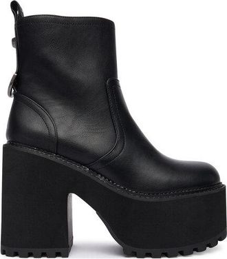 Buffalo Stiefeletten Killah Zip Boot Mid 1622374 Schwarz