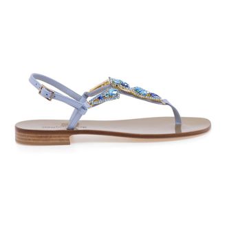 Paolo Ferrara Jewel Sandal - - Shoes - Damen - Blau - 38 EU