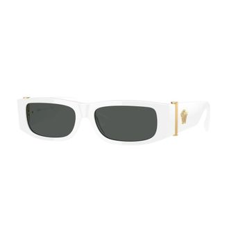 Versace Stilvolle Sonnenbrille in Blauton - - Accessories - Herren - Wei&szlig; - 55 MM