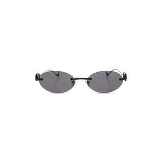 Valentino Garavani Oval Rimless Sonnenbrillen - - Accessories - unisex - Schwarzk - 53 MM