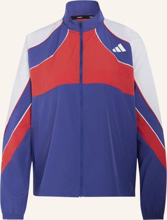 adidas Adizero Archive Laufjacke blau
