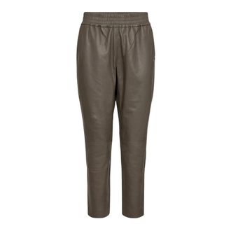 Co'Couture Femme, Pantalons, Gris, Taille: 36 FR Shiloh Crop Leather Pant