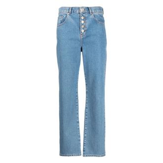 Moschino Blaue Gerades Jeans Casual Stil - - Jeans - Damen - Blau - W25