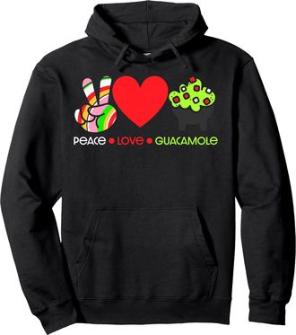 Generic Peace Love Guacamole, Mexican Gifts Spanish Souvenir Mexico Pullover Hoodie
