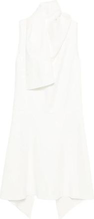 Khaite Femme, Robes, Blanc, Taille: 40 FR Loell Draped Midi Dress