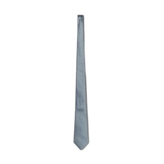 Ermenegildo Zegna Seidenschal mit Jacquard-Webart - - Accessories - Herren - Blau - ONE SIZE