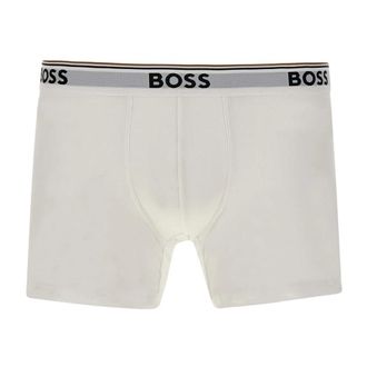 HUGO BOSS Homme, Sous-v&ecirc;tements, Blanc, Taille: S Boxer Shorts Stretch en Coton