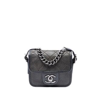 Chanel Pre-owned Vintage Quilted Crossbody Bag - - Pre-owned - Damen - Grau - ONE SIZE