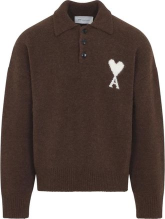 Ami Herren, Strickwaren, Braun, XLGr&ouml;&szlig;e