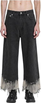 44 Label Group Jean large 5 poches - Homme - Jeans - Noir - Taille: S