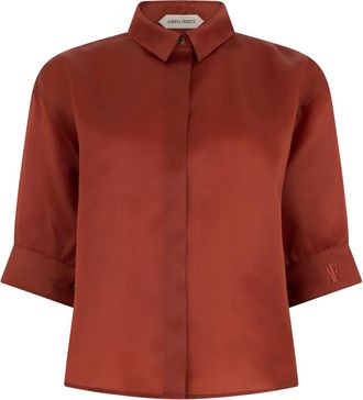 Alberta Ferretti Femme, Blouses et Chemises, Orange, Taille: 38 FR Blouses & Chemises