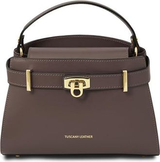 Tuscany Leather Maisy - Sac Cabas en Cuir (Taupe fonc&eacute;)
