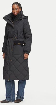 Barbour Winterjacke Alverstone LQU1930BK11 Schwarz Regular Fit