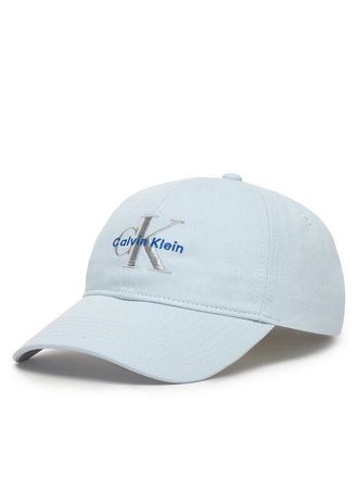 Calvin Klein Cap Monologo Embroidery Baseball Hat LV04K5026G Himmelblau