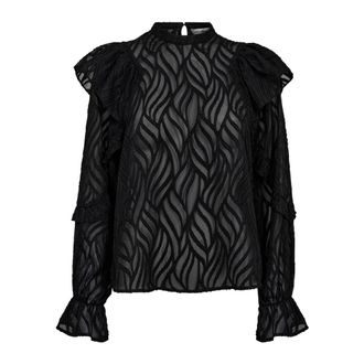 Co'Couture Damen, Blusen & Hemden, Schwarzk, XSGr&ouml;&szlig;e