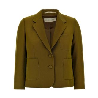 Dries Van Noten Femme, Vestes, Vert, Taille: 36 FR Bamis Blazer