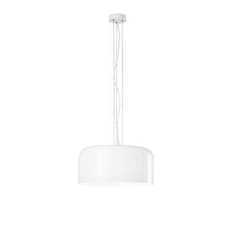 Luce-Ambiente-Design Gibus suspension in White Glass 40 Cm