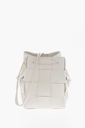 Bottega Veneta Braided Leather CASSETTE Bucket Bag Gr&ouml;&szlig;e Unica