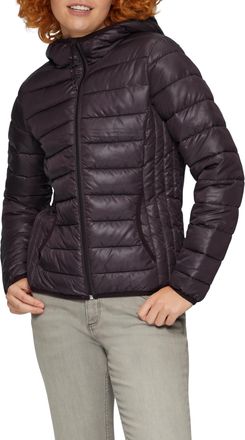 QS by s.Oliver Leicht wattierte Steppjacke mit Kapuze