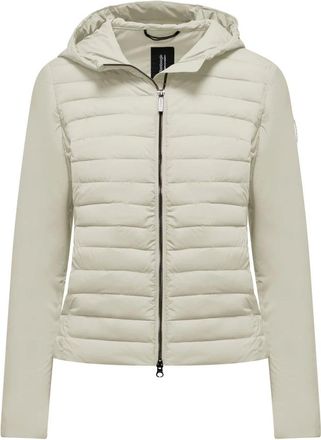Bomboogie Femme, Vestes, Beige, Taille: 48 FR Veste en duvet en nylon extensible