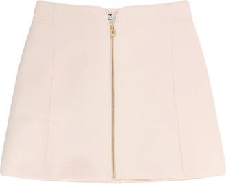Elisabetta Franchi Femme, Jupes, Beige, Taille: 40 FR Daily Mini Skirt With Zip