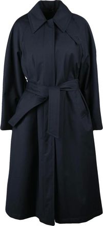 Palt&ograve; Femme, Manteaux, Bleu, Taille: 32 FR Trench