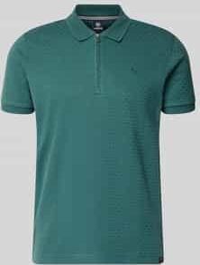 Lerros Regular Fit Poloshirt mit kurzem Rei&szlig;verschluss