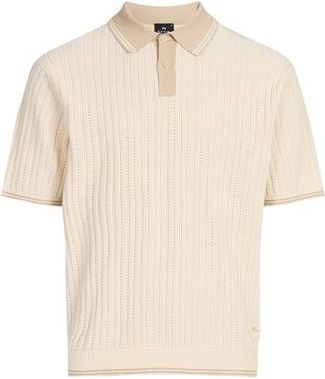 Paul Smith Polo ajour&eacute; en coton organique