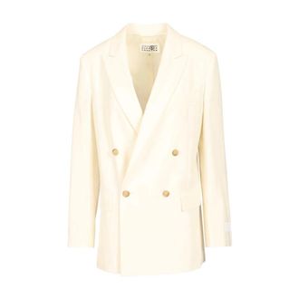 Maison Margiela Doppelreihiger Blazer - - Jackets - Damen - Beige - M