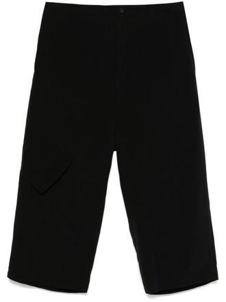 Yohji Yamamoto pantalon à coupe courte - Noir