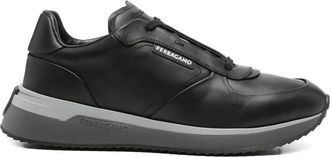 Ferragamo Homme, Chaussures, Noir, Taille: 45 EU Chaussure Élégante Noire Modèle 02A092