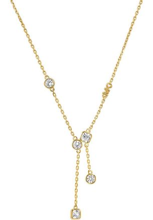 Michael Kors Womens Semi precious with spring ring closure drop necklace