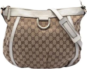 Gucci Sac bandouli&egrave;re vintage Pre-owned en toile - Femme - Pre-owned - Beige - Taille: ONE Size